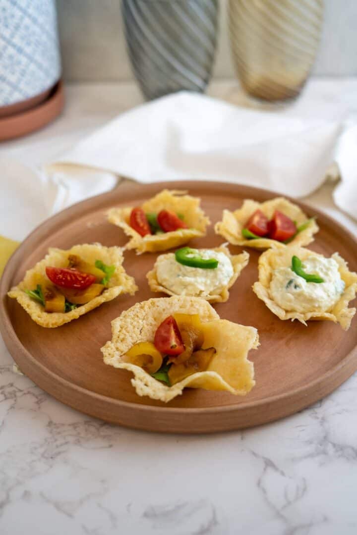Low Carb Parmesan Baskets - Divalicious Recipes