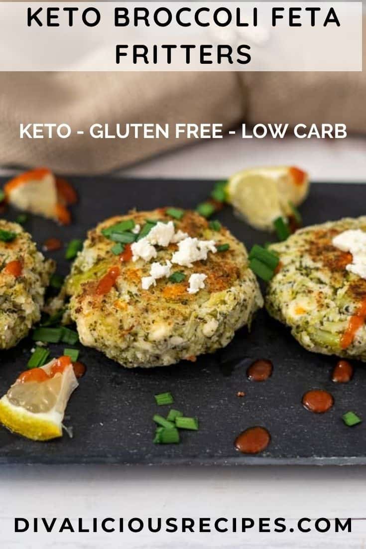 Broccoli, Lemon and Feta Fritters