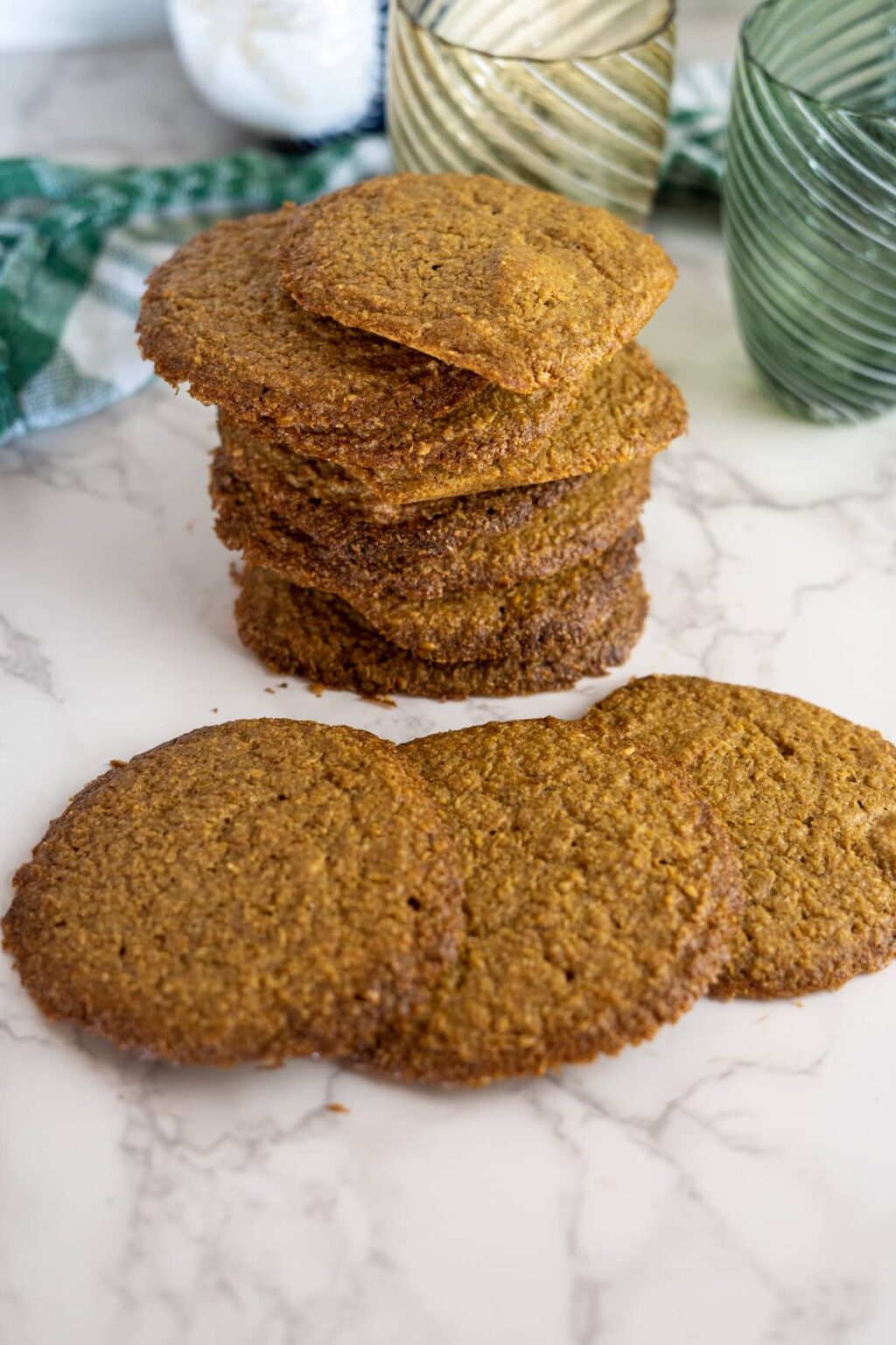 Chewy Peanut Butter & Flaxseed Cookies