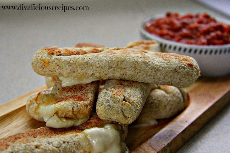 Mozzarella Stuffed Breadsticks