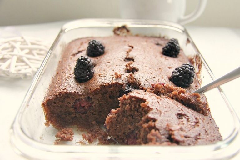 Chocolate Blackberry Pudding