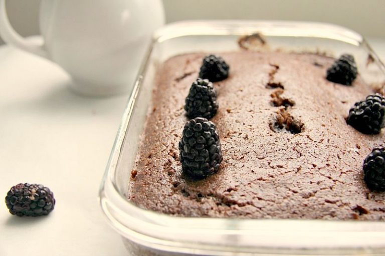 Chocolate Blackberry Pudding