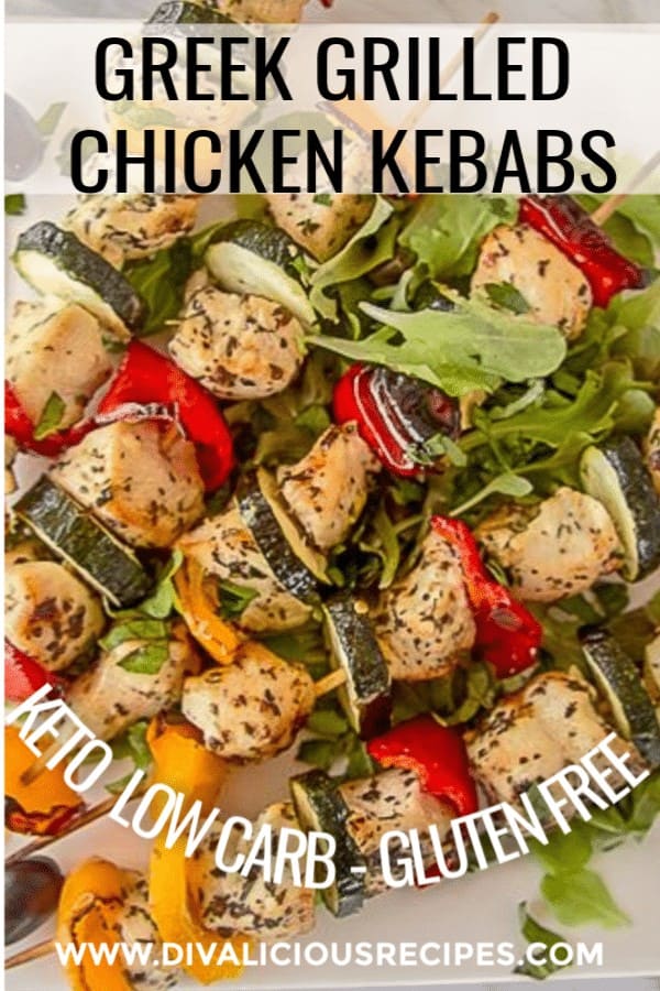 Mediterranean Grilled Chicken Kebabs
