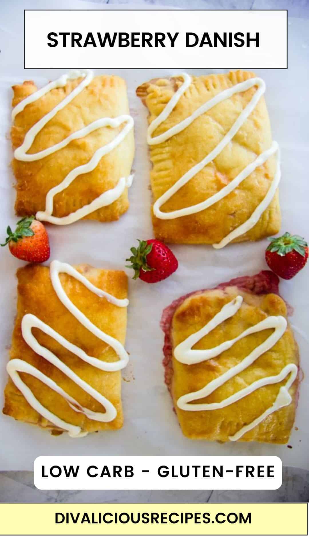 Strawberry Keto Danish