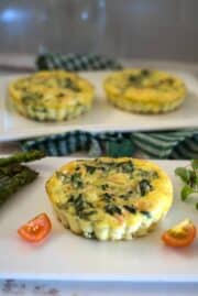 Crustless Salmon Quiche