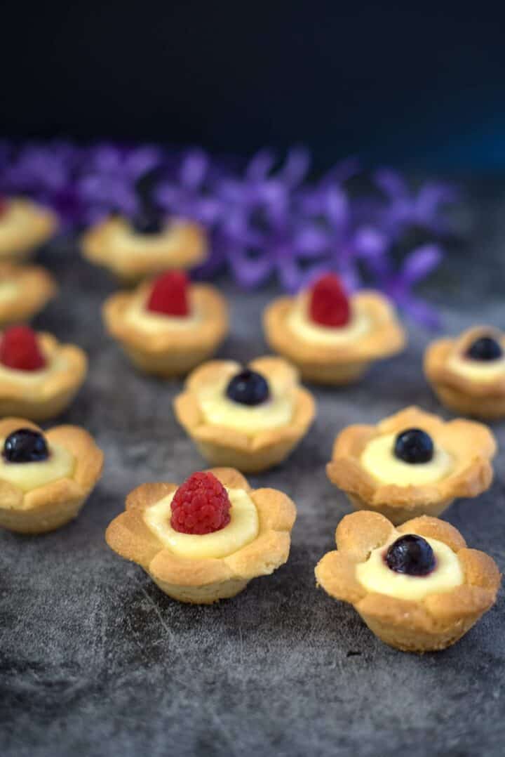 Keto Lemon Flower Cookies