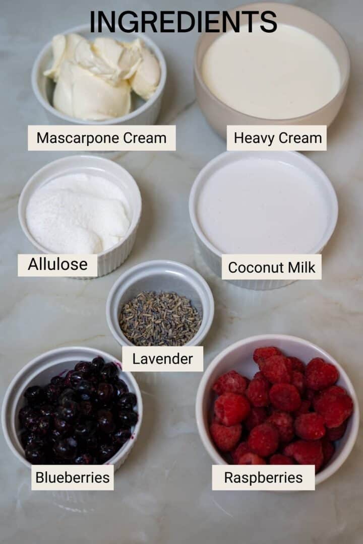 Keto Lavender Ice Cream