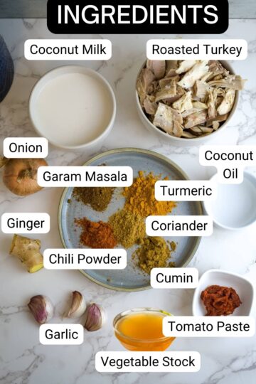 Leftover Turkey Curry with Coconut Milk