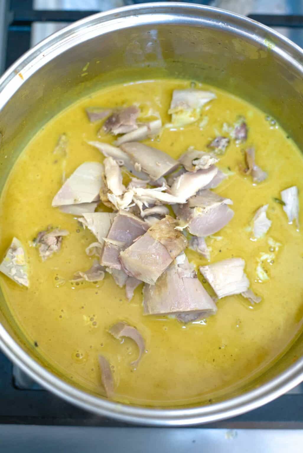 Leftover Turkey Curry with Coconut Milk