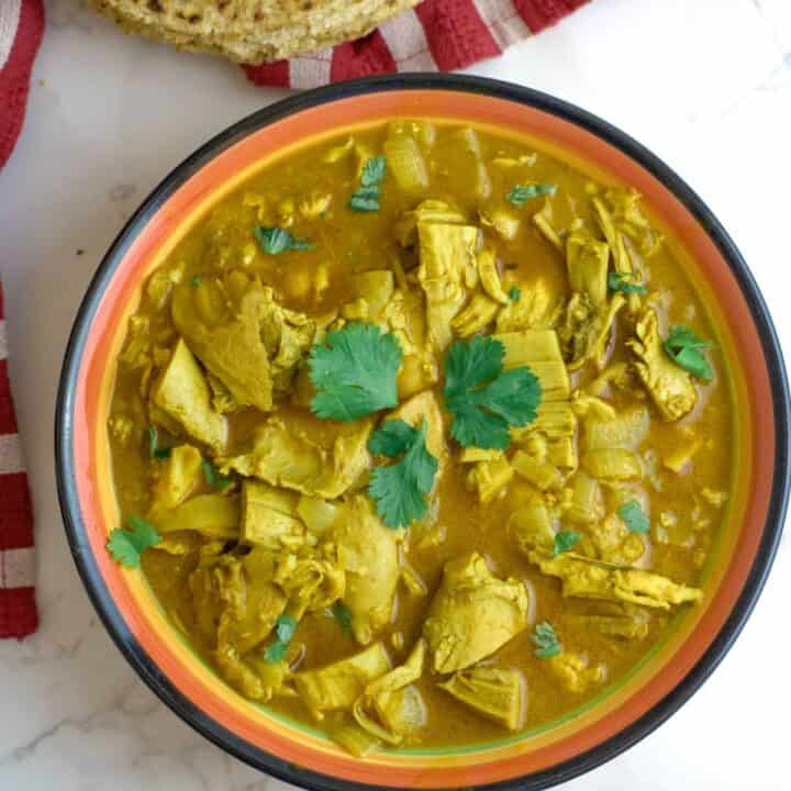 Leftover Turkey Curry with Coconut Milk